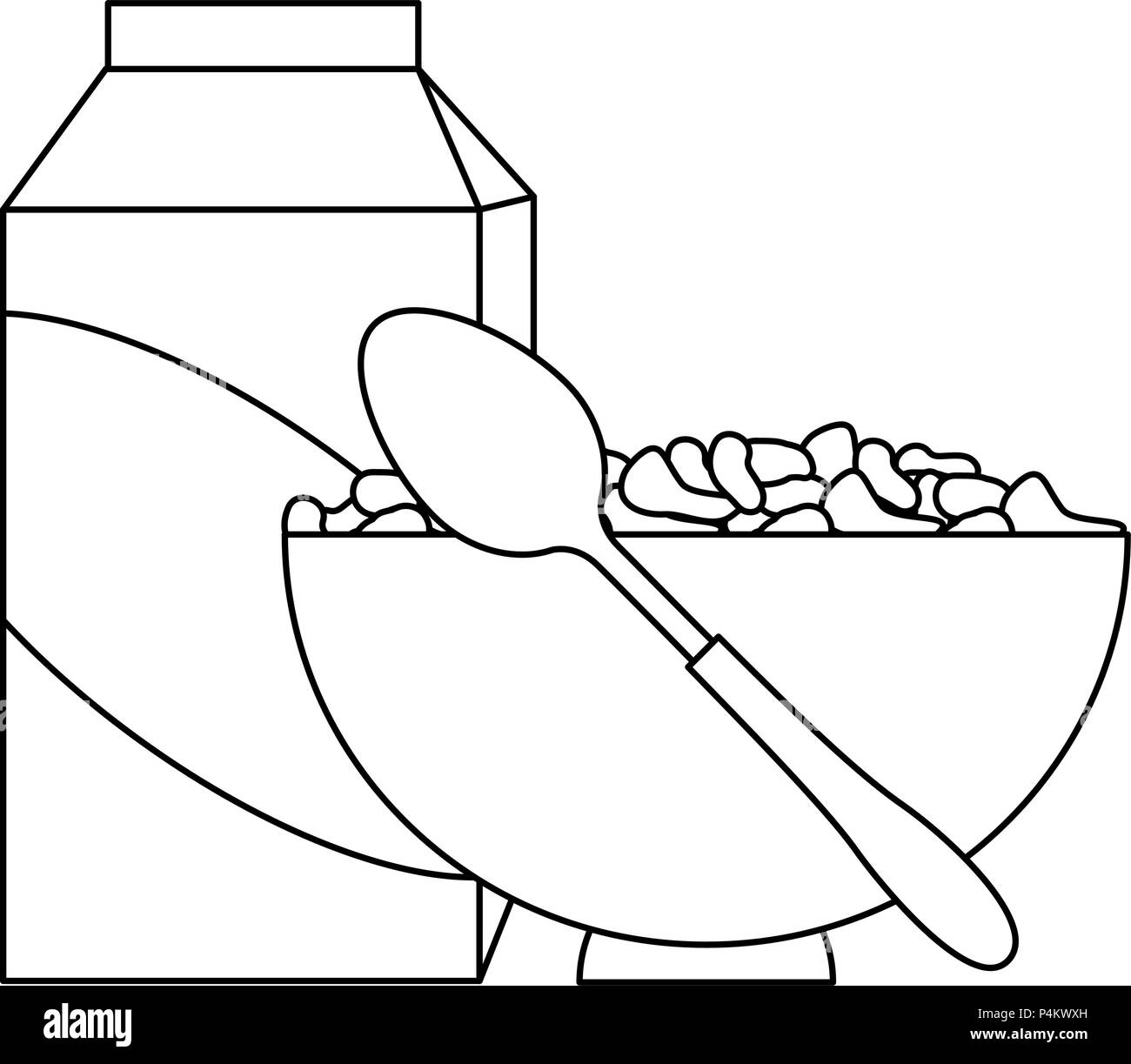 Cereal crunch Stock Vector Images - Alamy