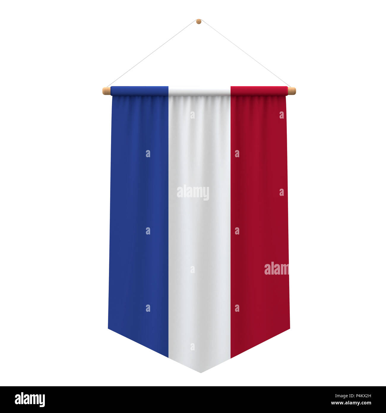 Netherlands flag cloth hanging banner. 3D Rendering Stock Photo - Alamy