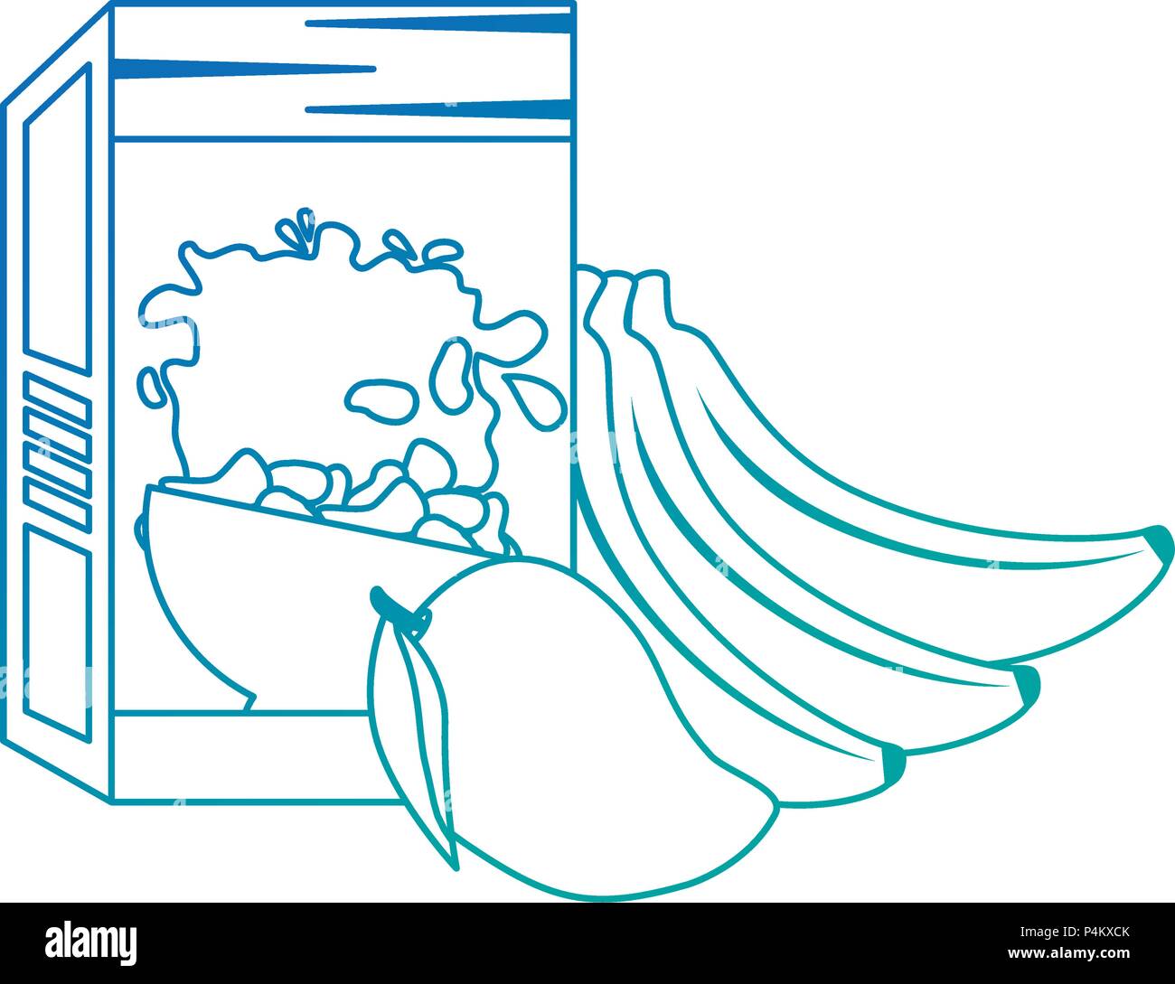 Cereal crunch Stock Vector Images - Alamy