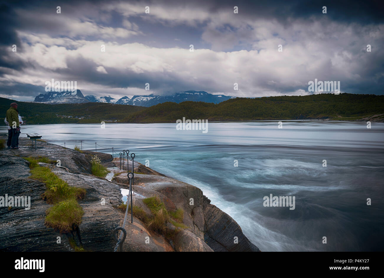 The famous Saltstraumen,Bodo, Norway Stock Photo - Alamy
