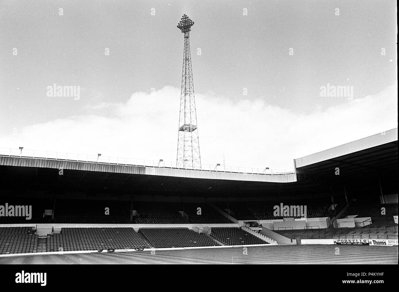 Elland Road stand 1974 Stock Photo - Alamy