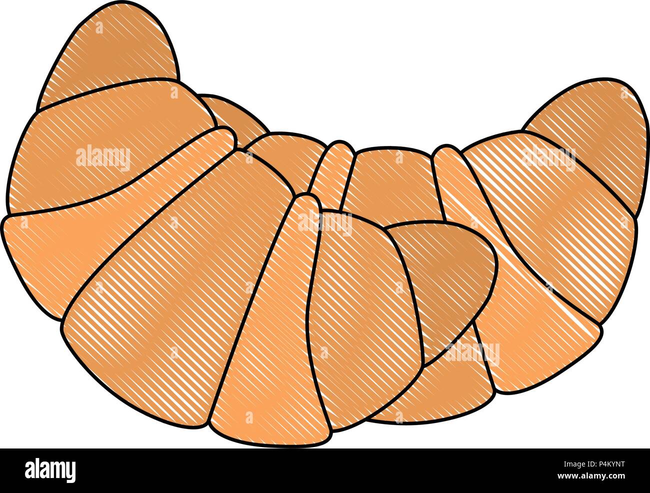 delicious bread croissant bakery vector illustration design Stock ...