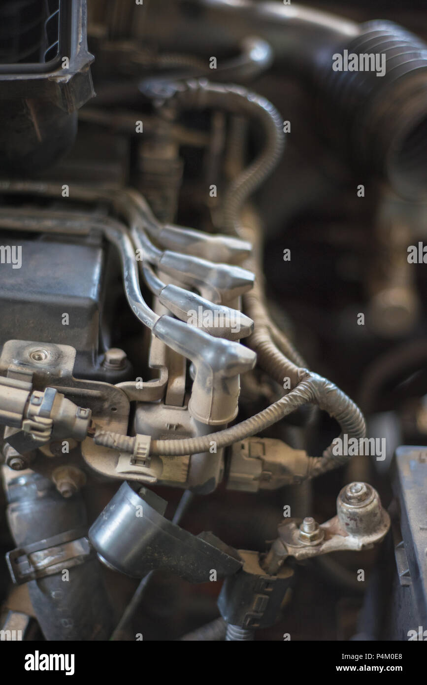 Ignition wires hi-res stock photography and images - Alamy