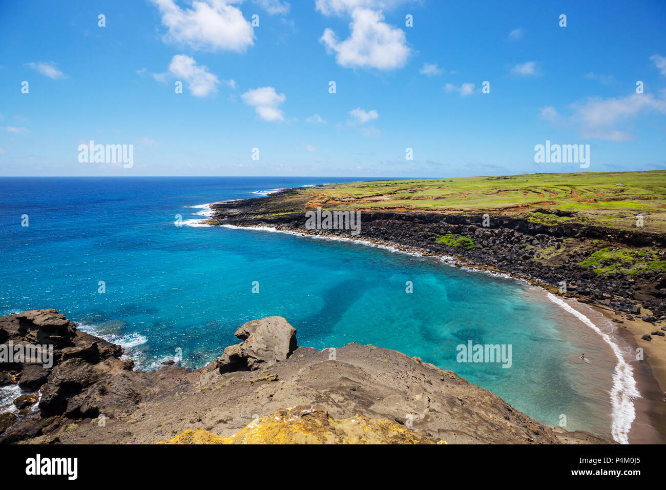 Amazing hawaiian beach Stock Photo - Alamy