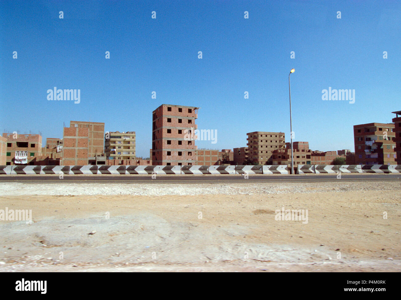 Illegal construction on the outskirts of Cairo, Egypt Stock Photo - Alamy