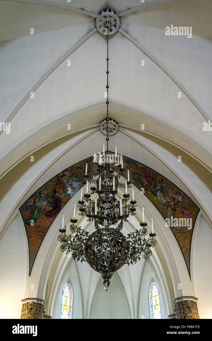 Church chandelier hi-res stock photography and images - Alamy