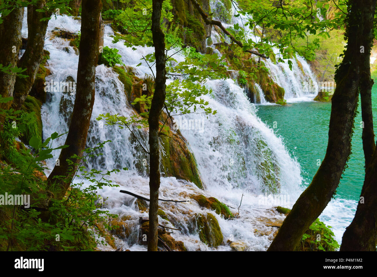 Plitvice Lakes spring Croatia Stock Photo - Alamy