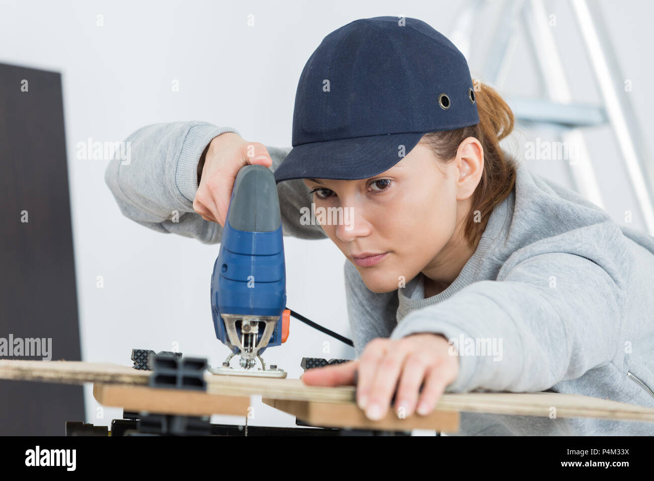 making indoor improvement Stock Photo - Alamy