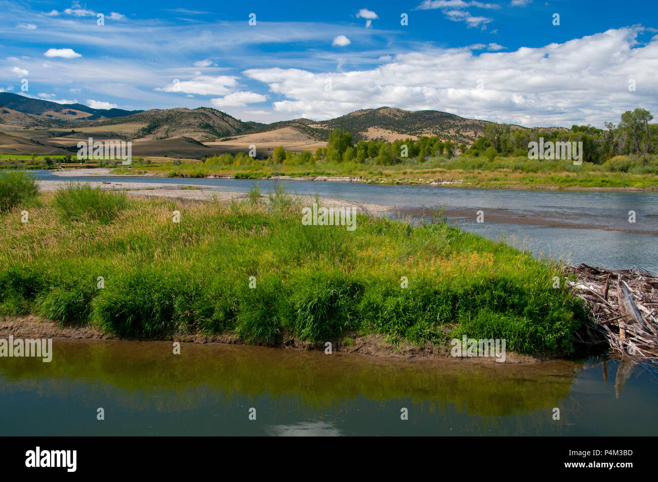 Jefferson River, Cardwell Bridge Fishing Access Site, Madison County ...