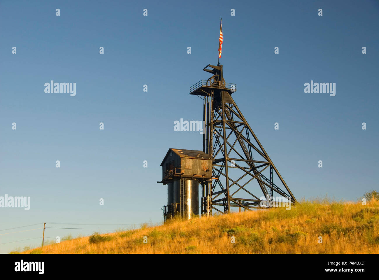 Butte headframe hi-res stock photography and images - Alamy