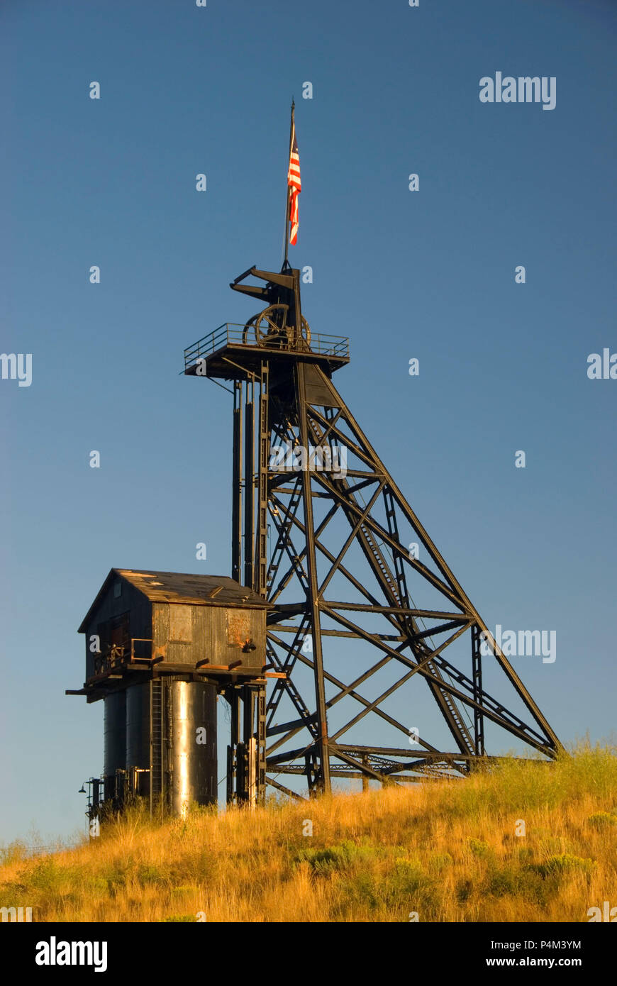 Butte headframe hi-res stock photography and images - Alamy