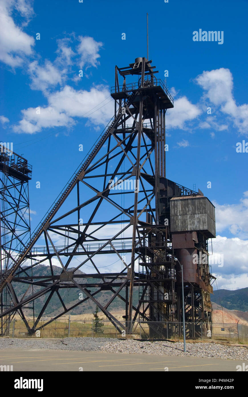 Butte headframe hi-res stock photography and images - Alamy