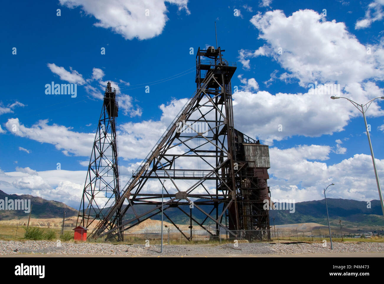 Butte headframe hi-res stock photography and images - Alamy