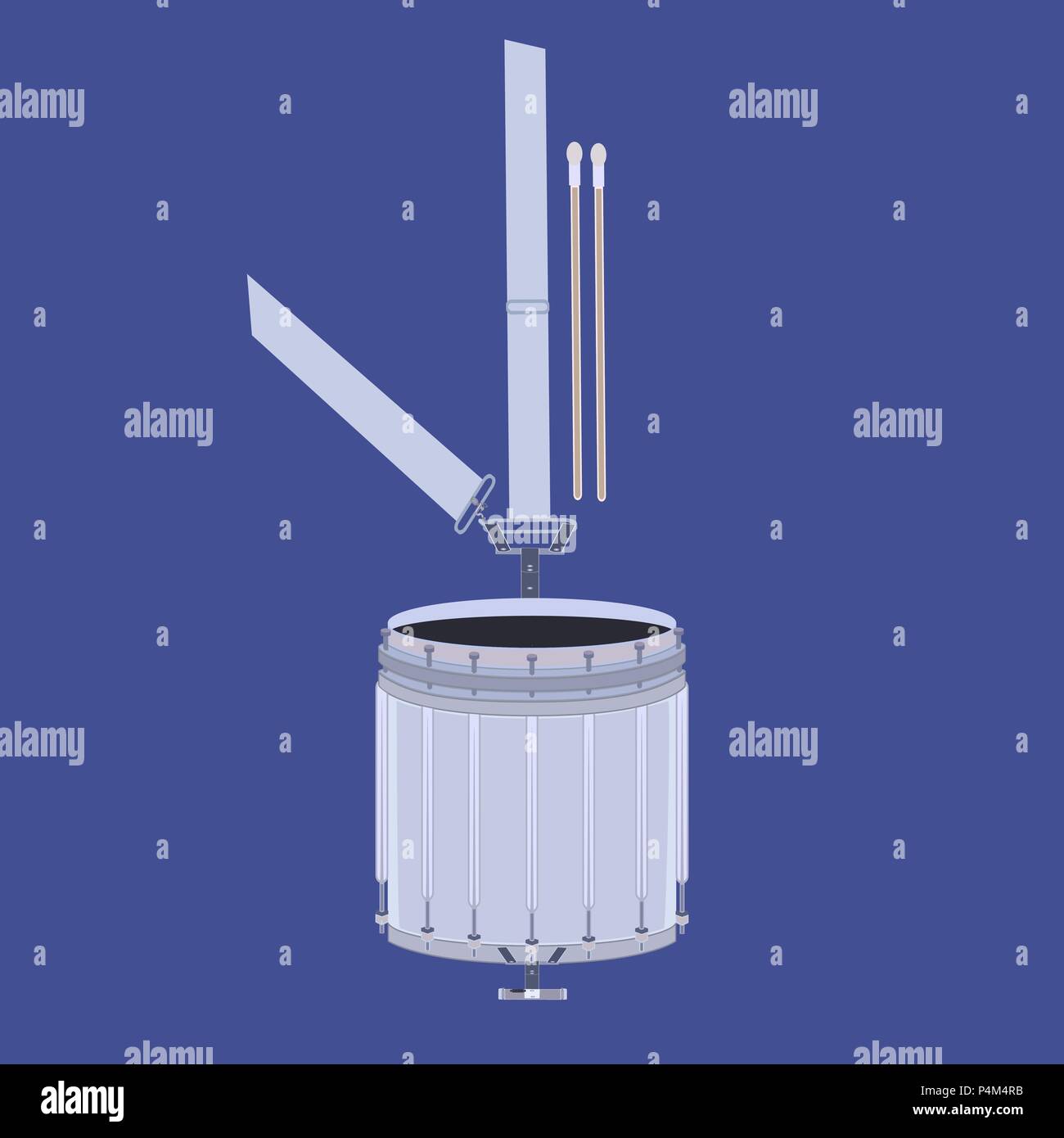 Scottish tenor drum vector illustration Stock Vector Image & Art - Alamy