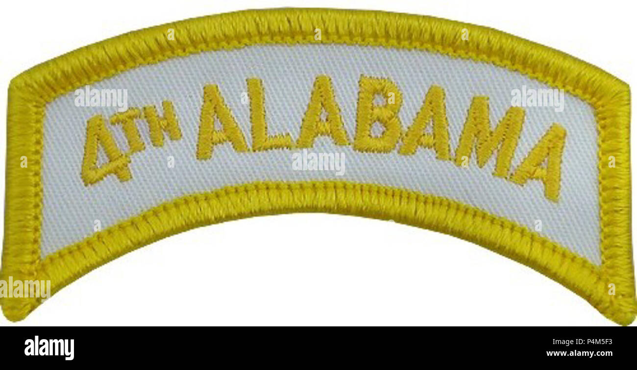 167th Infantry Alabama 4th Alabama Infantry Tab cropped Stock Photo - Alamy