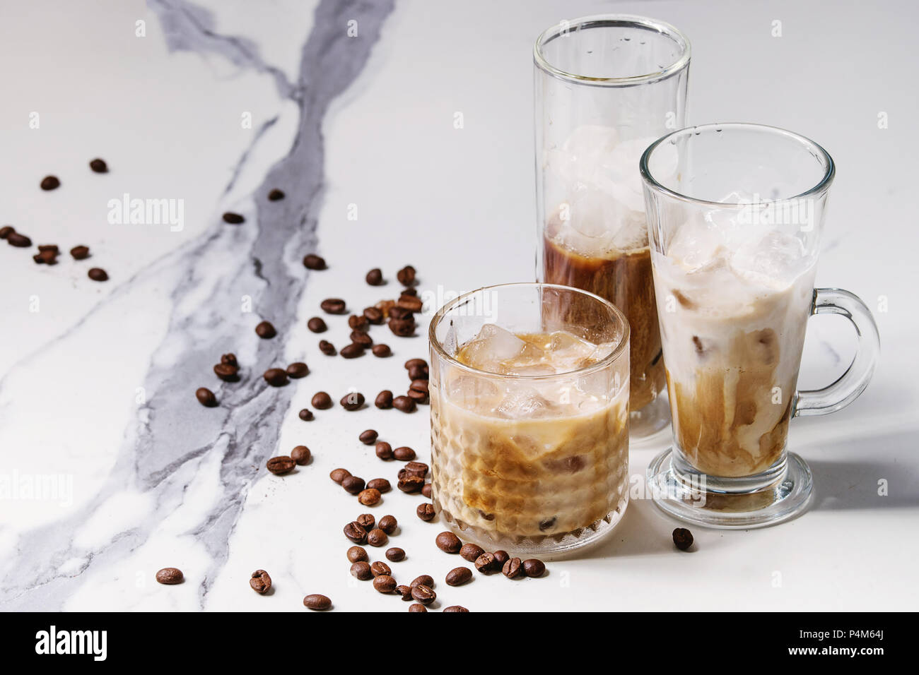 Iced coffee cocktail Stock Photo - Alamy