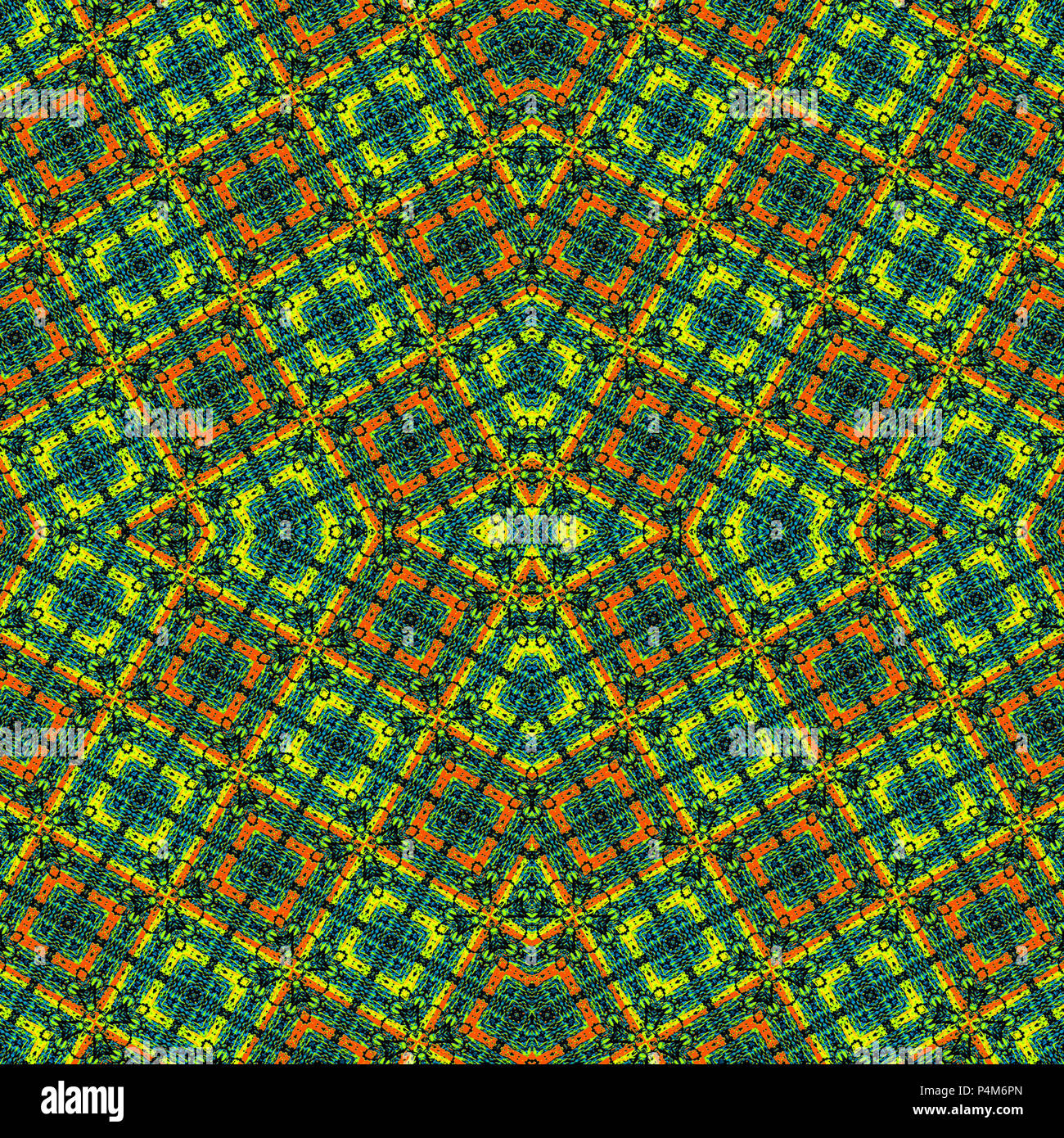Digital art technique luxury geometric modern checks seamless pattern ...