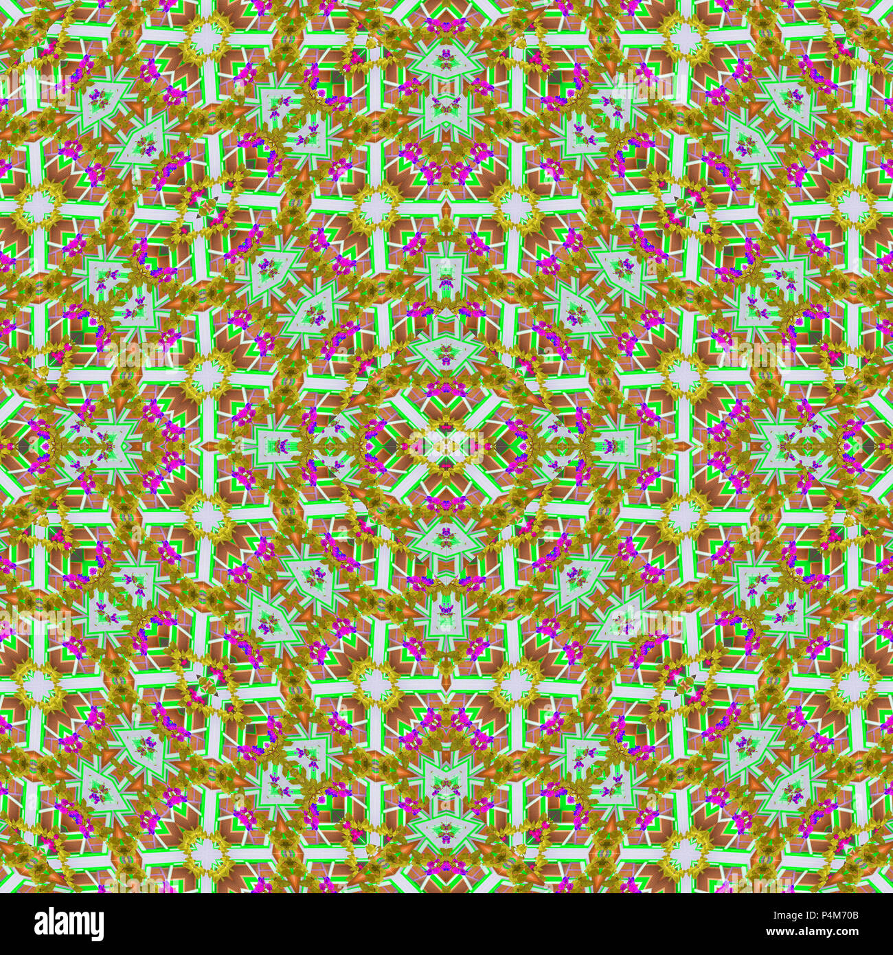 Digital collage technique decorative geometric seamless check pattern ...