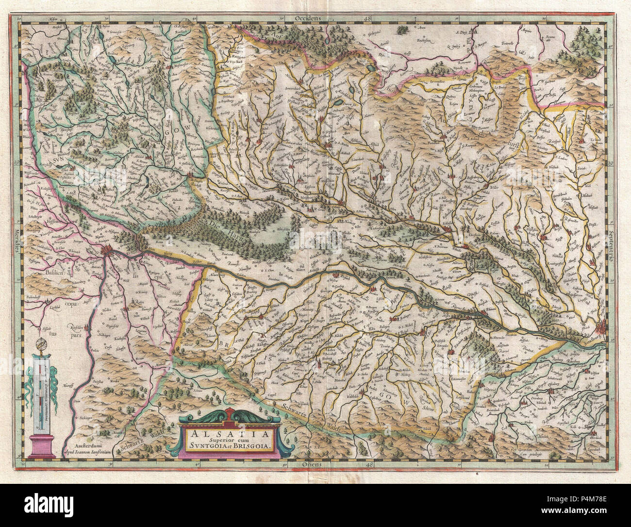 Map of alsace hi-res stock photography and images - Alamy