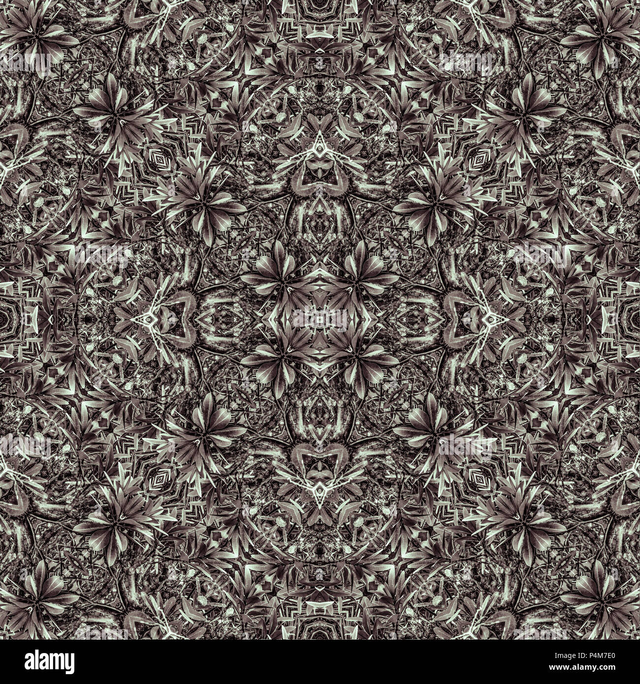 Digital collage technique luxury modern baroque stlye seamless pattern ...