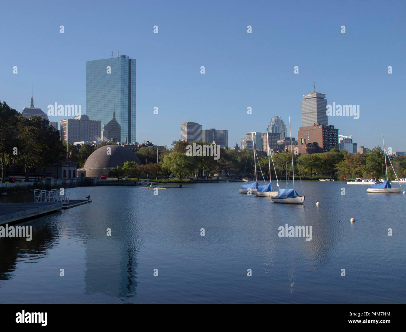 Boston's Back Bay skyline Stock Photo - Alamy
