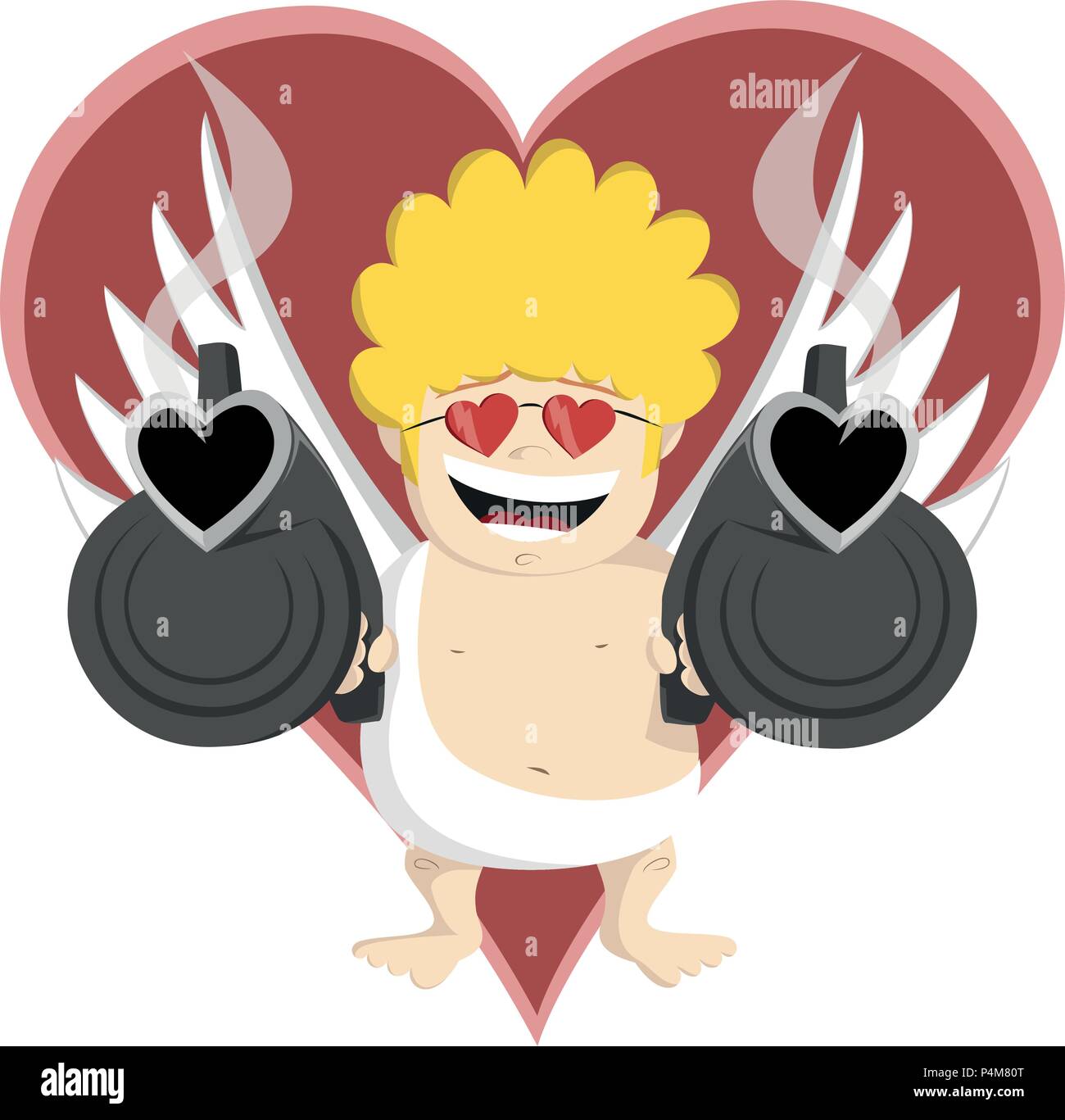 Smoking gun cartoon hi-res stock photography and images - Alamy