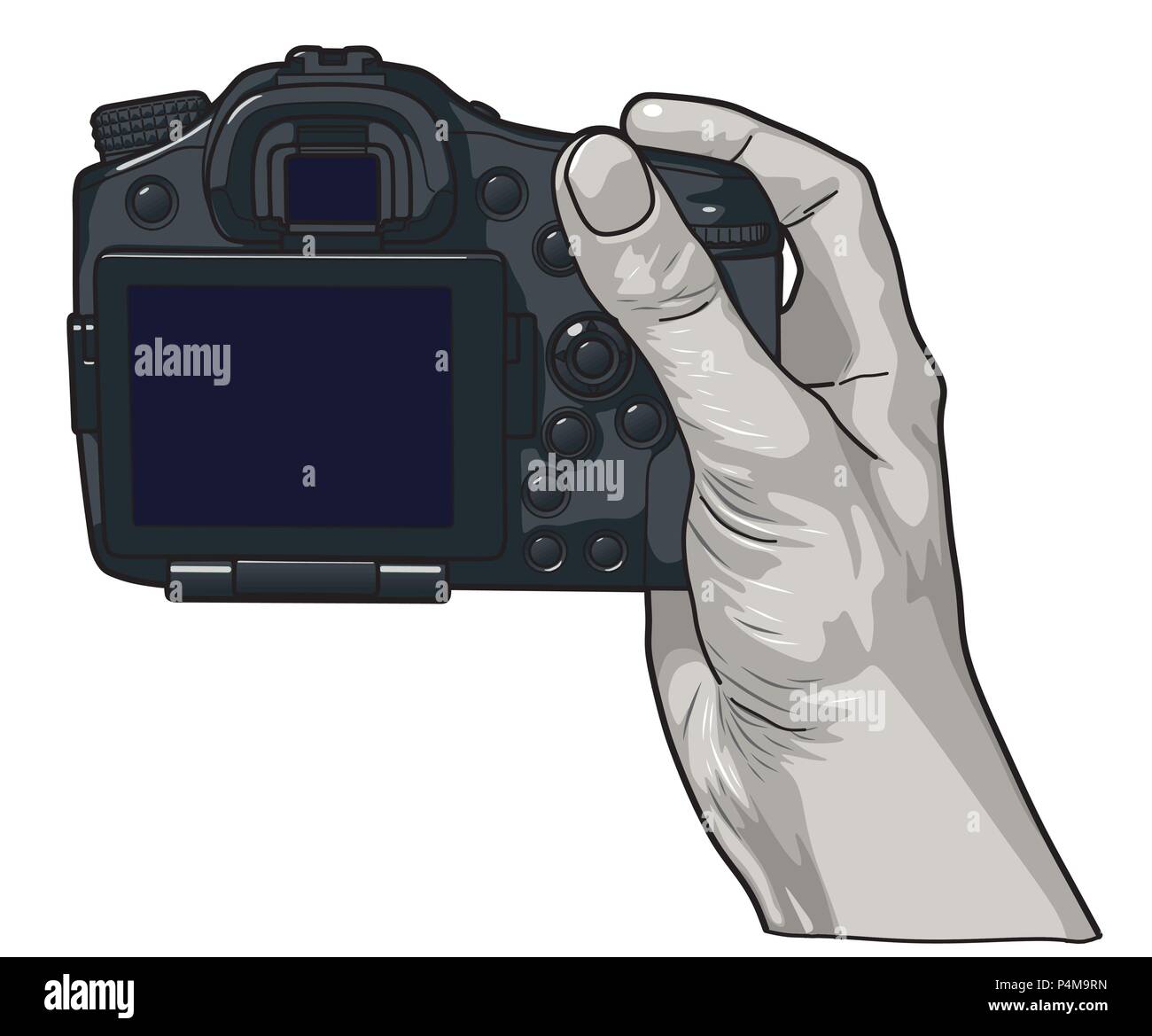 Taking aiming camera Stock Vector Images - Alamy