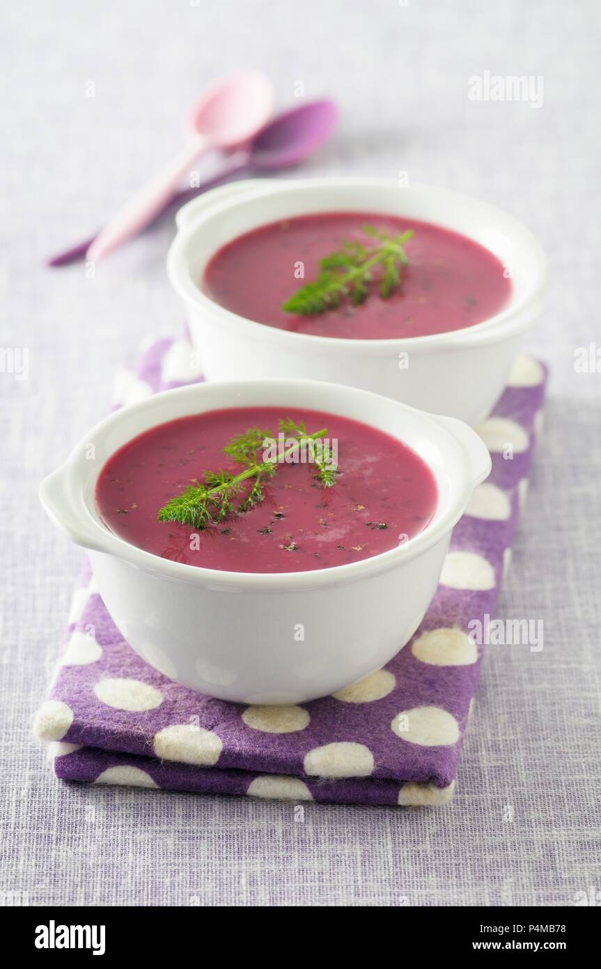 Beet root soup hi-res stock photography and images - Alamy