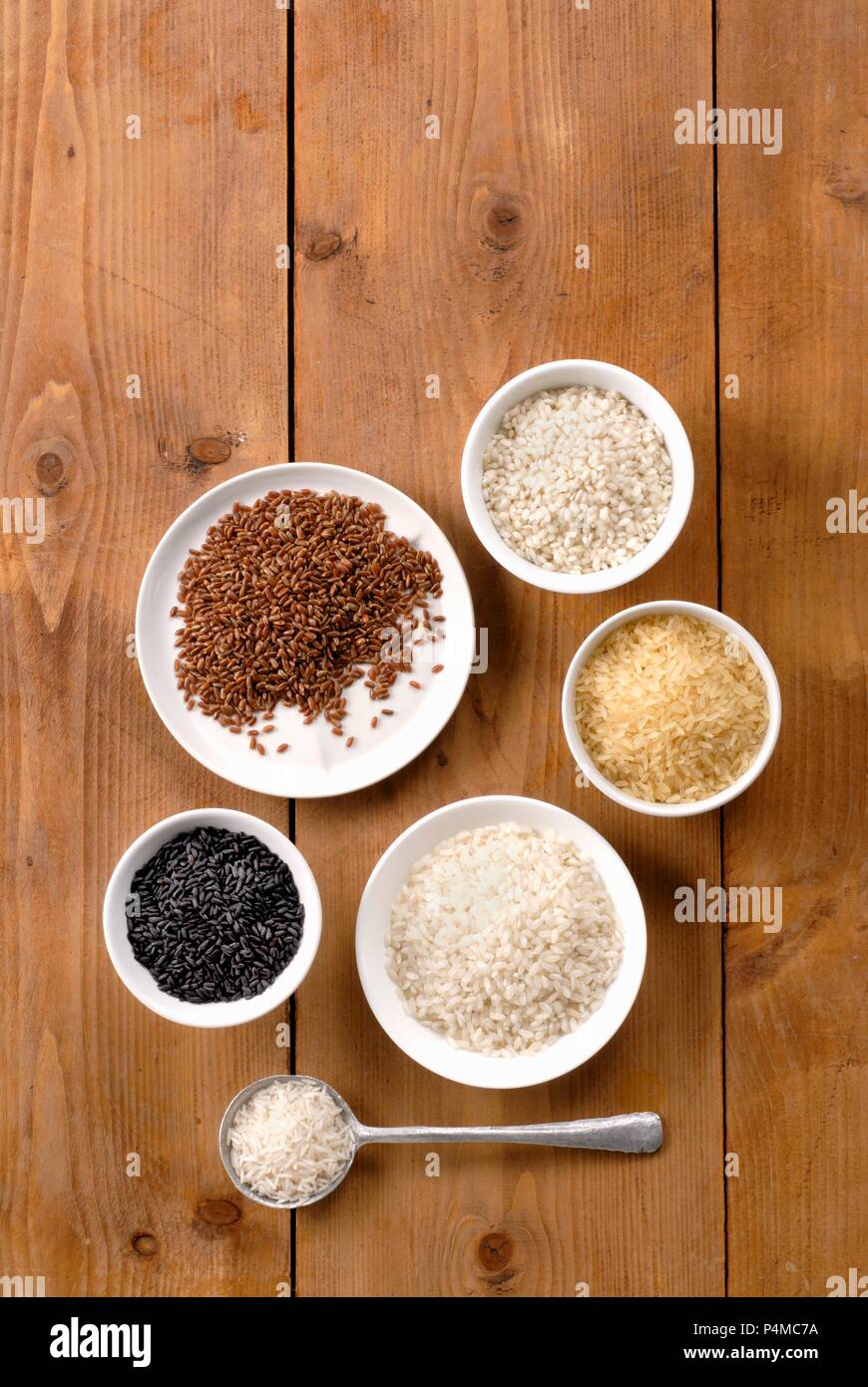 Overhead photo of various foods hi-res stock photography and images - Alamy