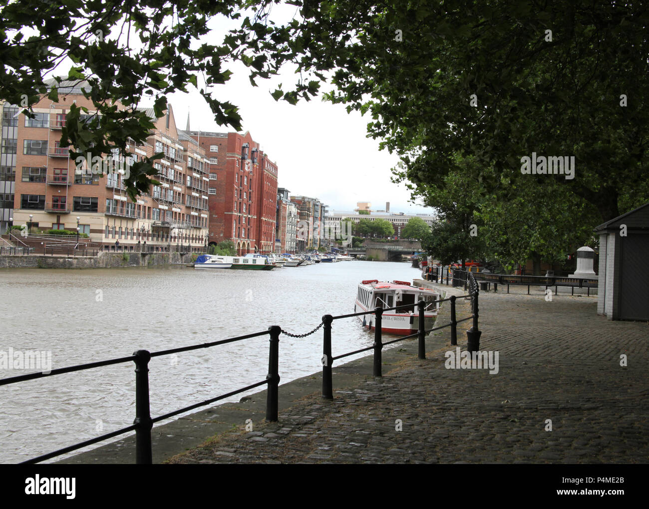 A view of The River Avon from The Grove, Bristol, England Stock Photo ...