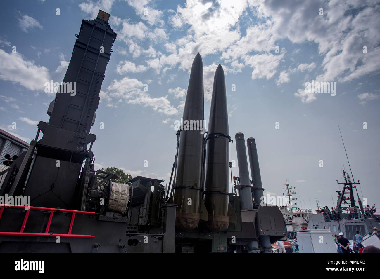 Russia, Vladivostok, 08/27/2017. Iskander - M, mobile short-range ...
