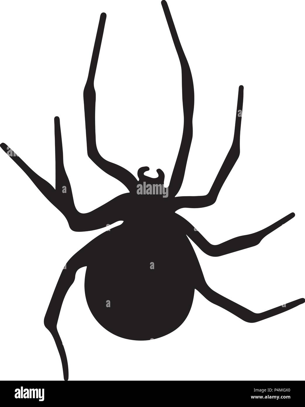 Halloween scary black spider Cut Out Stock Images & Pictures - Alamy