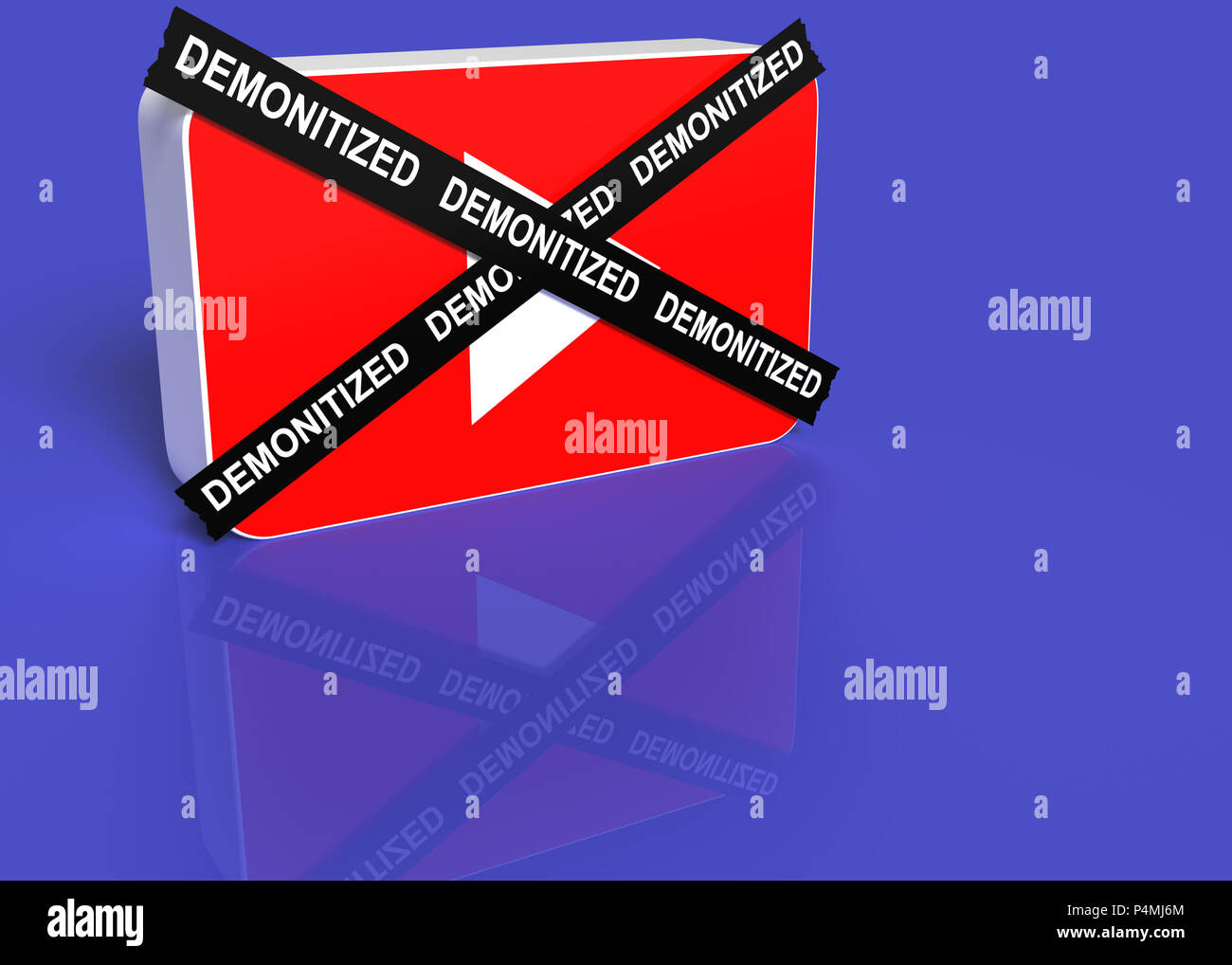 Youtube logo 3d hi-res stock photography and images - Alamy