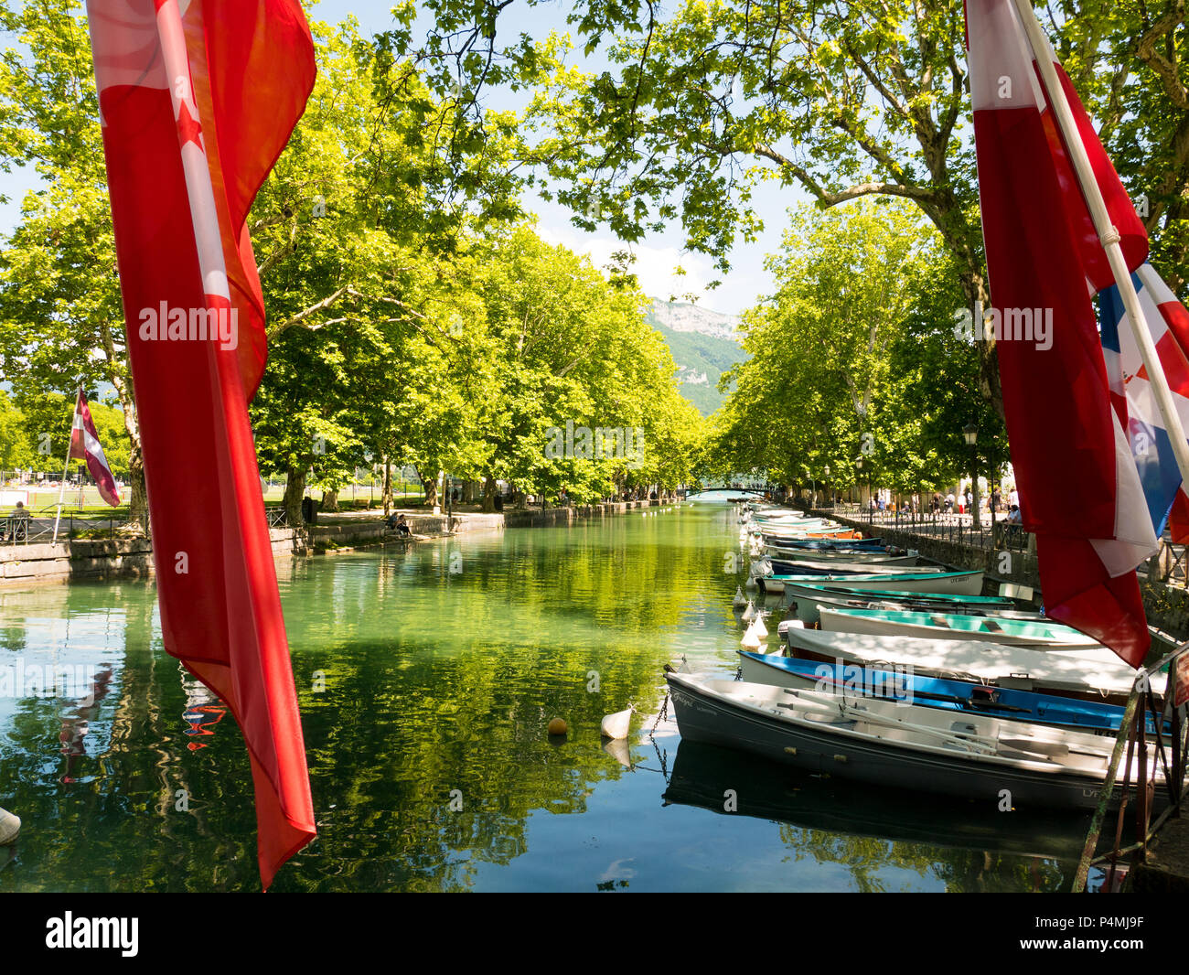 Red lake flag hi-res stock photography and images - Alamy