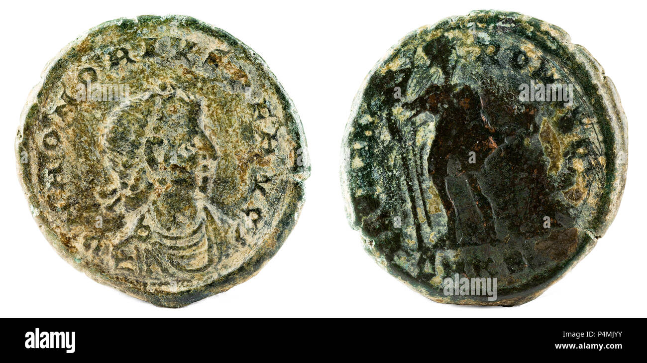 Emperor honorius coin hi-res stock photography and images - Alamy