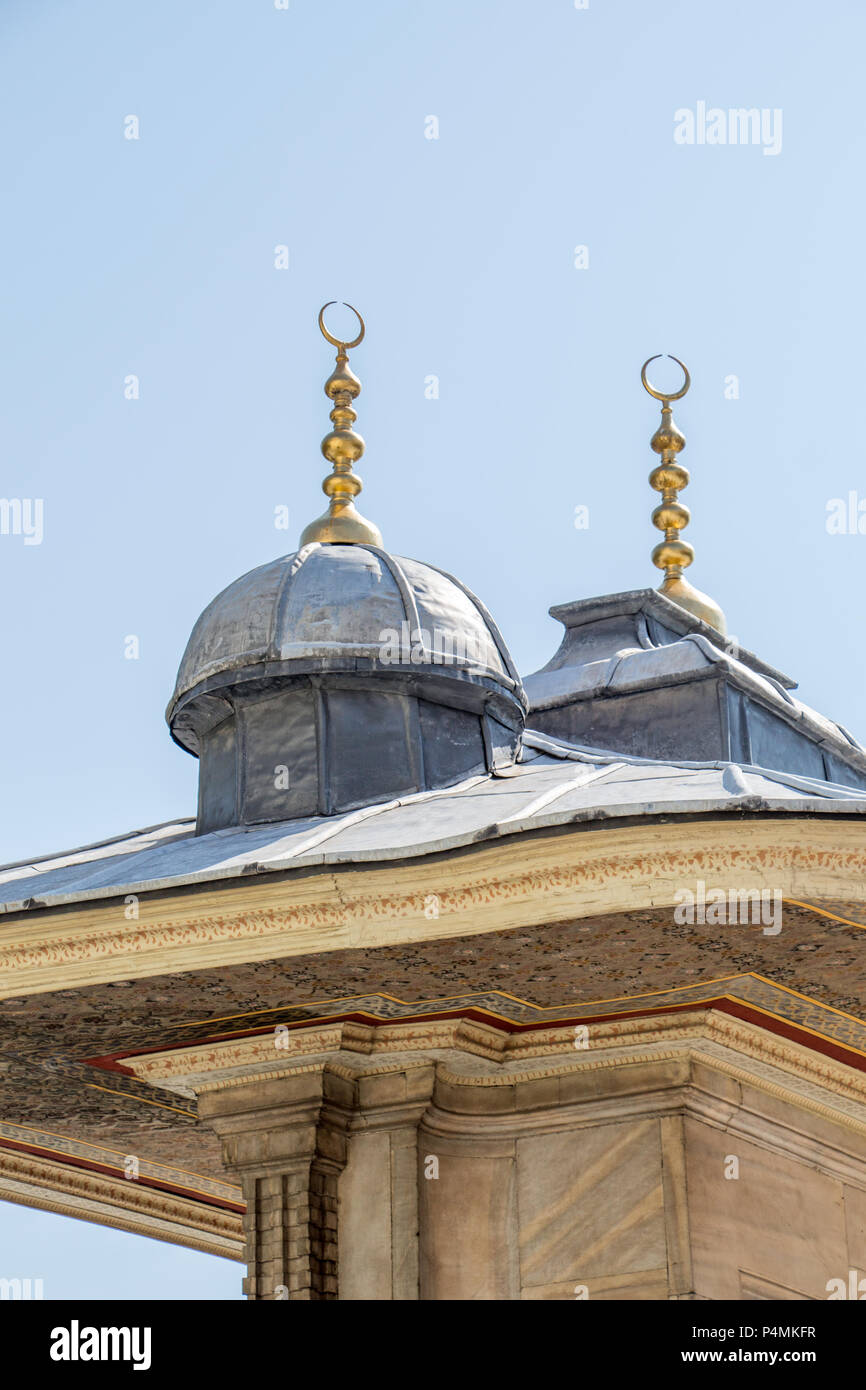 Outer view of dome in Ottoman architecture in, Istanbul, Turkey Stock ...