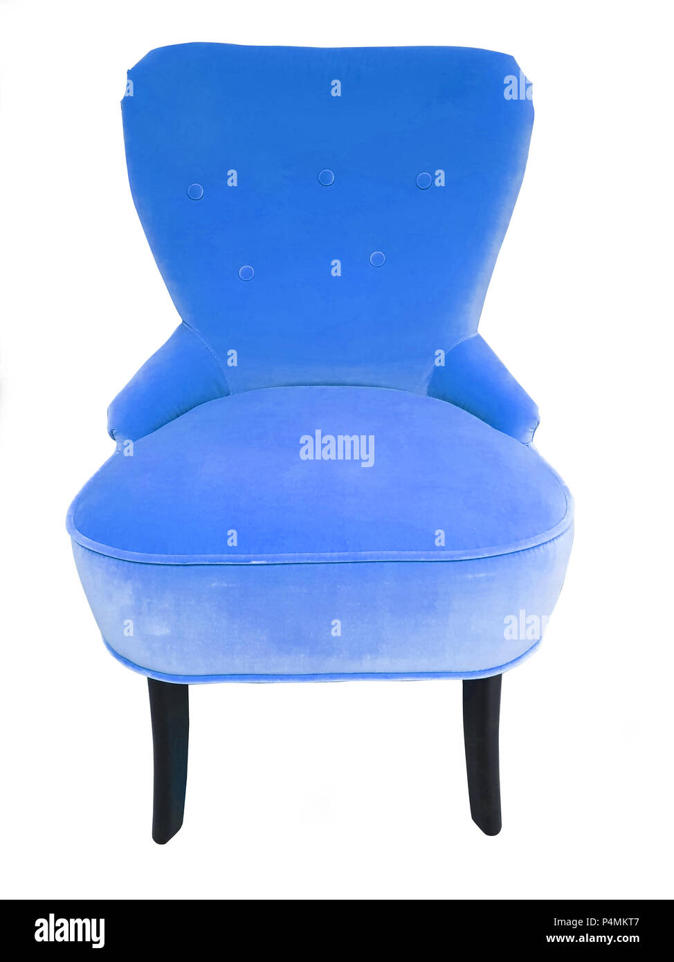 Blue color chair designer comfort, soft and modern chair, velvet chair ...