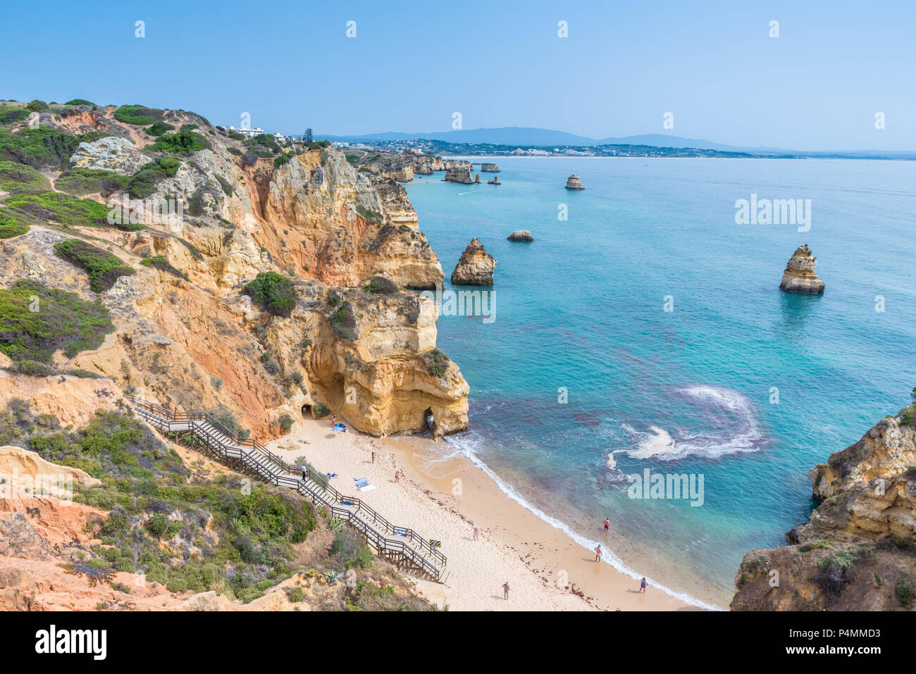 Praia do Camilo - paradise beach of Algarve, Portugal Stock Photo - Alamy