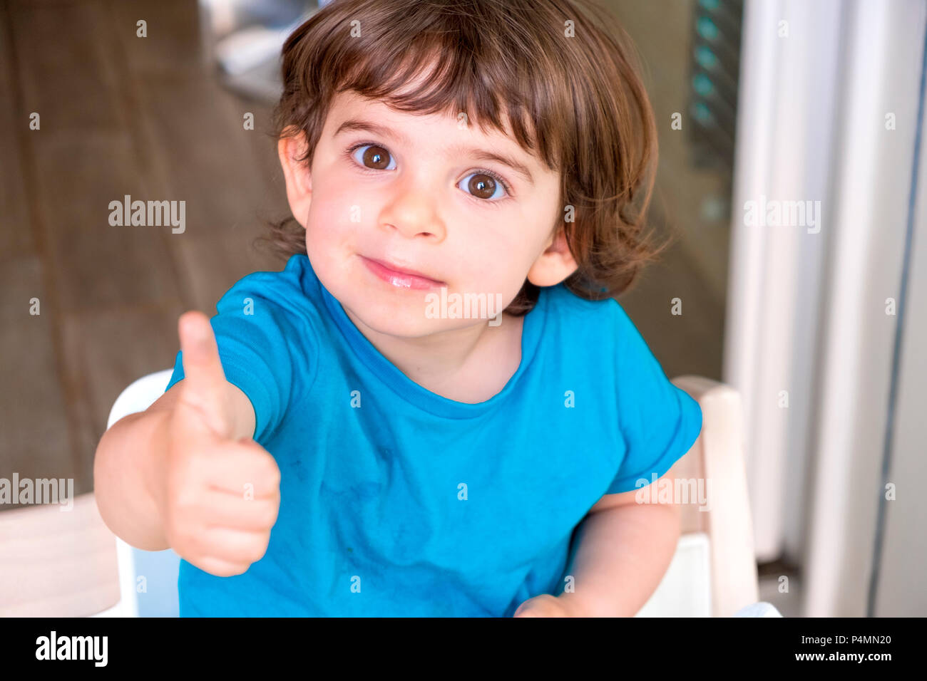 gesture of approval thumb up baby newborn child - approved by childrens ...