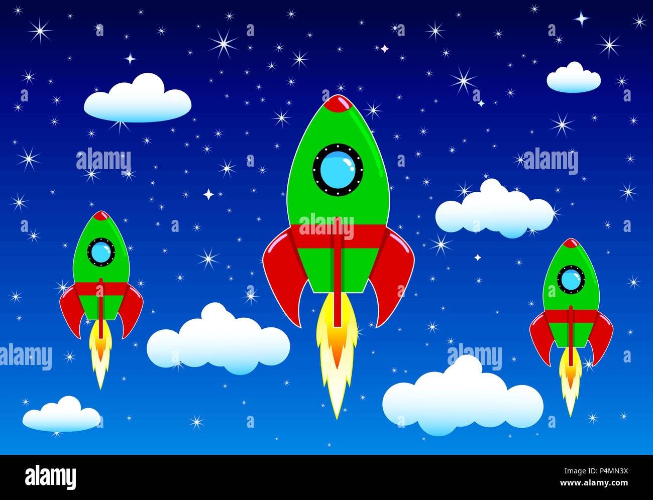 Space them Stock Vector Images - Alamy