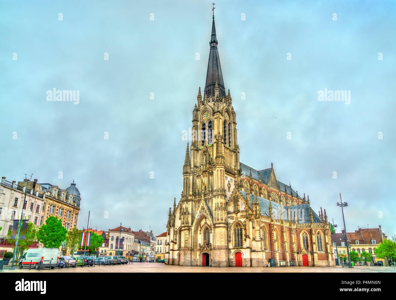 Saint Christopher church in Tourcoing, France Stock Photo - Alamy