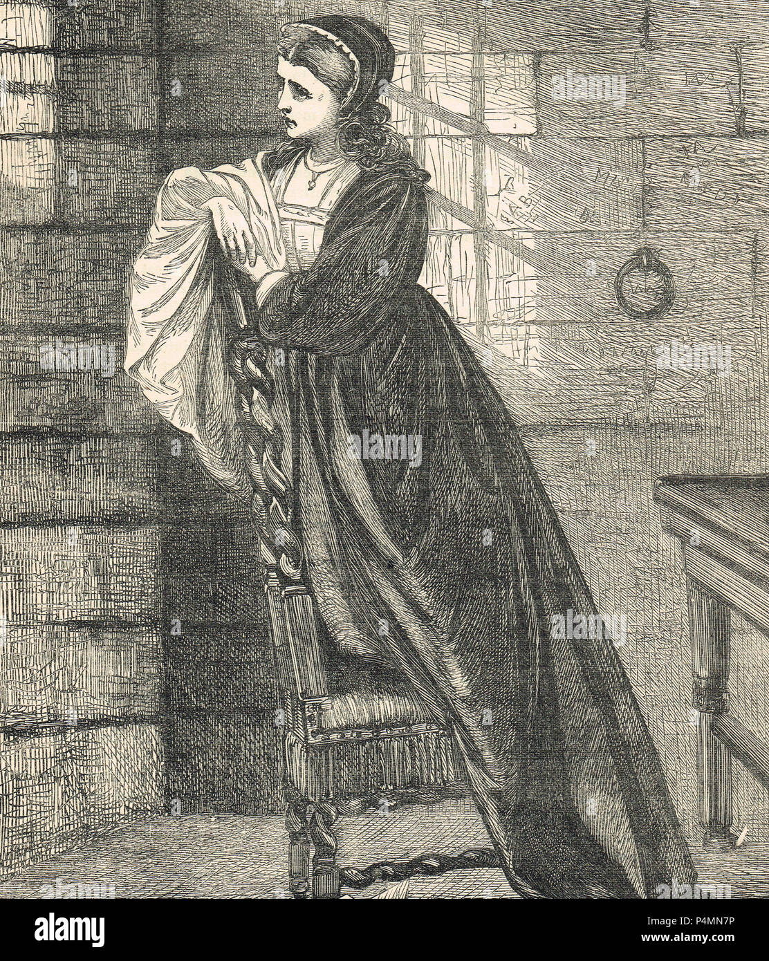 Lady Jane Grey, watching her husband pass to execution, 12 February ...