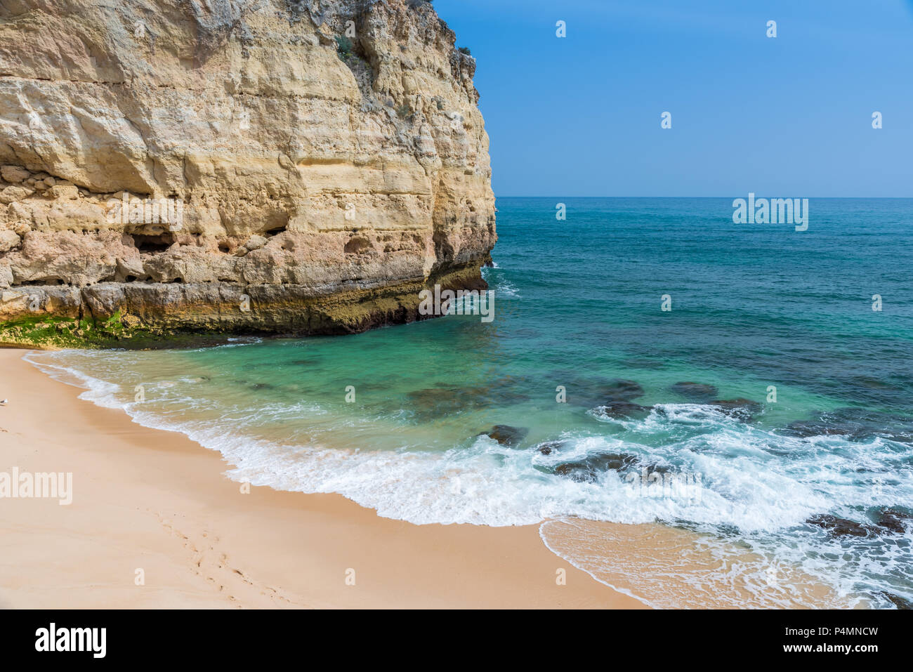 Praia do Vale de Centianes - beautiful beach of Algarve in Portugal ...