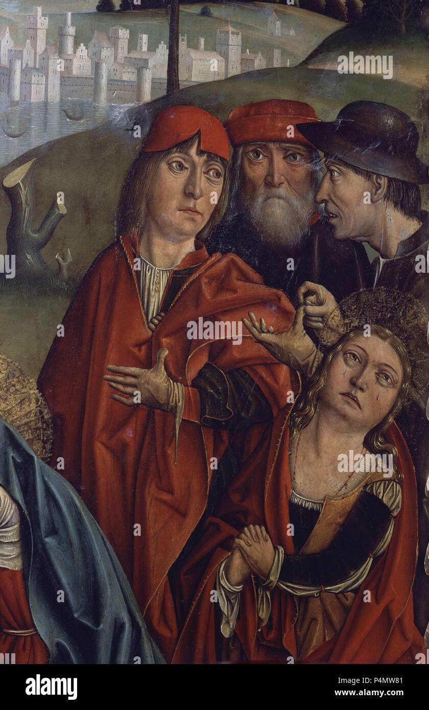 LA PIEDAD - DETALLE - SIGLO XV - ESCUELA HISPANOFLAMENCA - CONJUNTO Nº ...