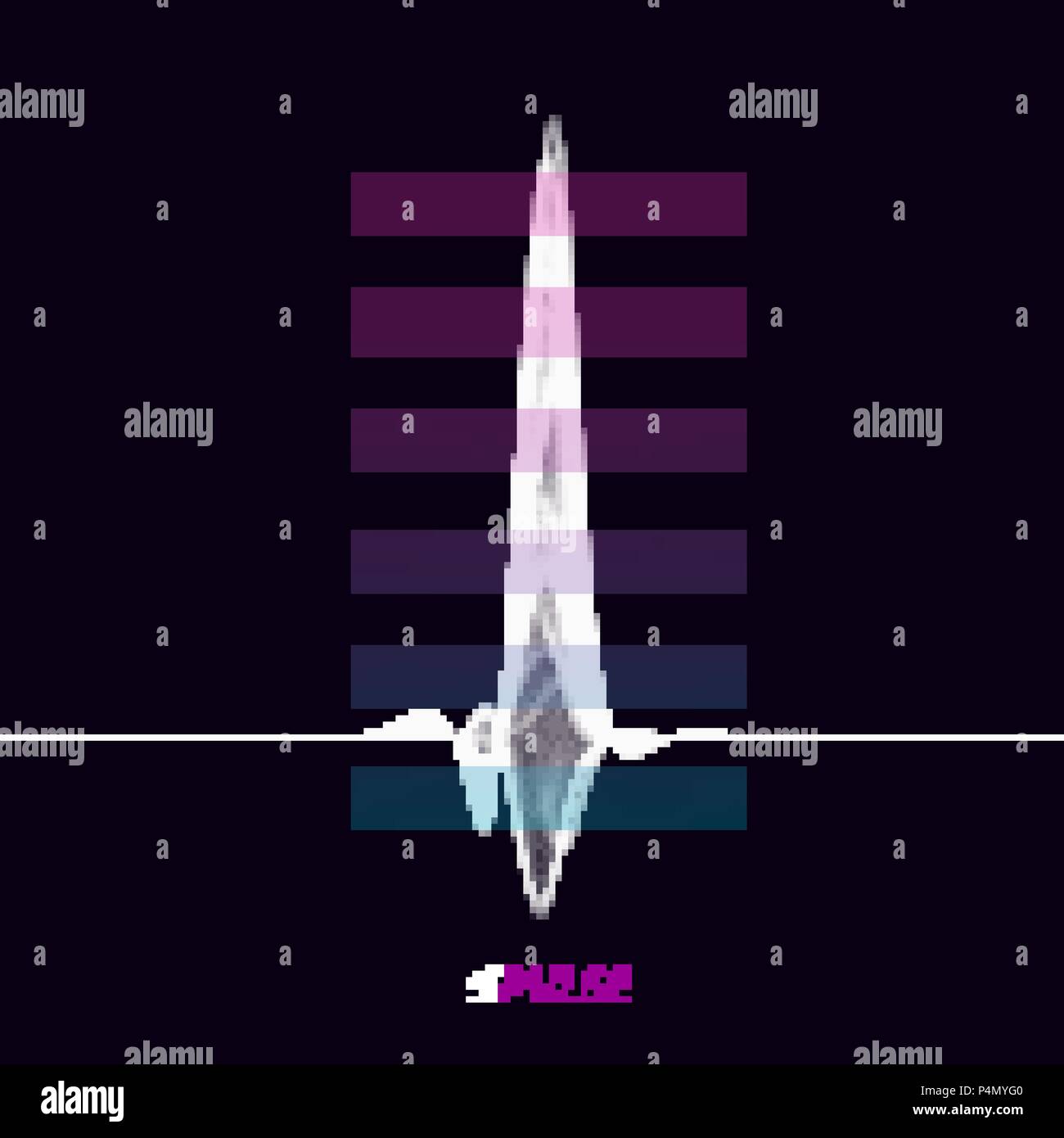 abstact vector wave signal Stock Vector Image & Art - Alamy