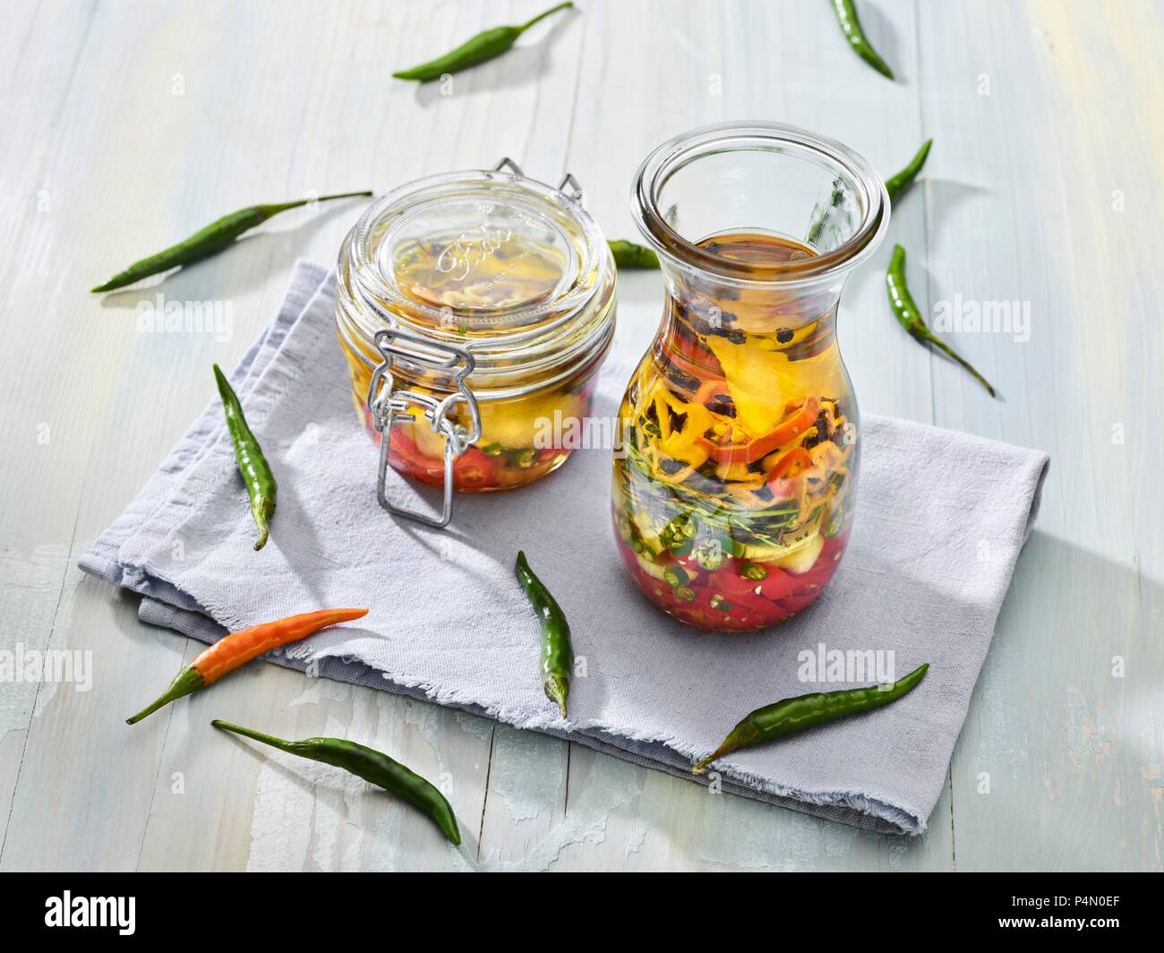 Preserving jars fruit vegetables hi-res stock photography and images ...