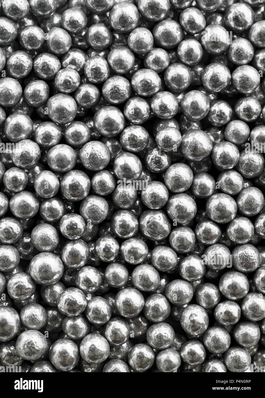 Edible silver pearls Stock Photo - Alamy