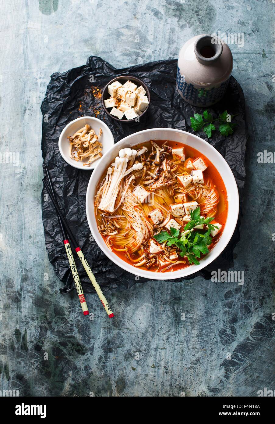 Asian soup tofu cheese hi-res stock photography and images - Alamy