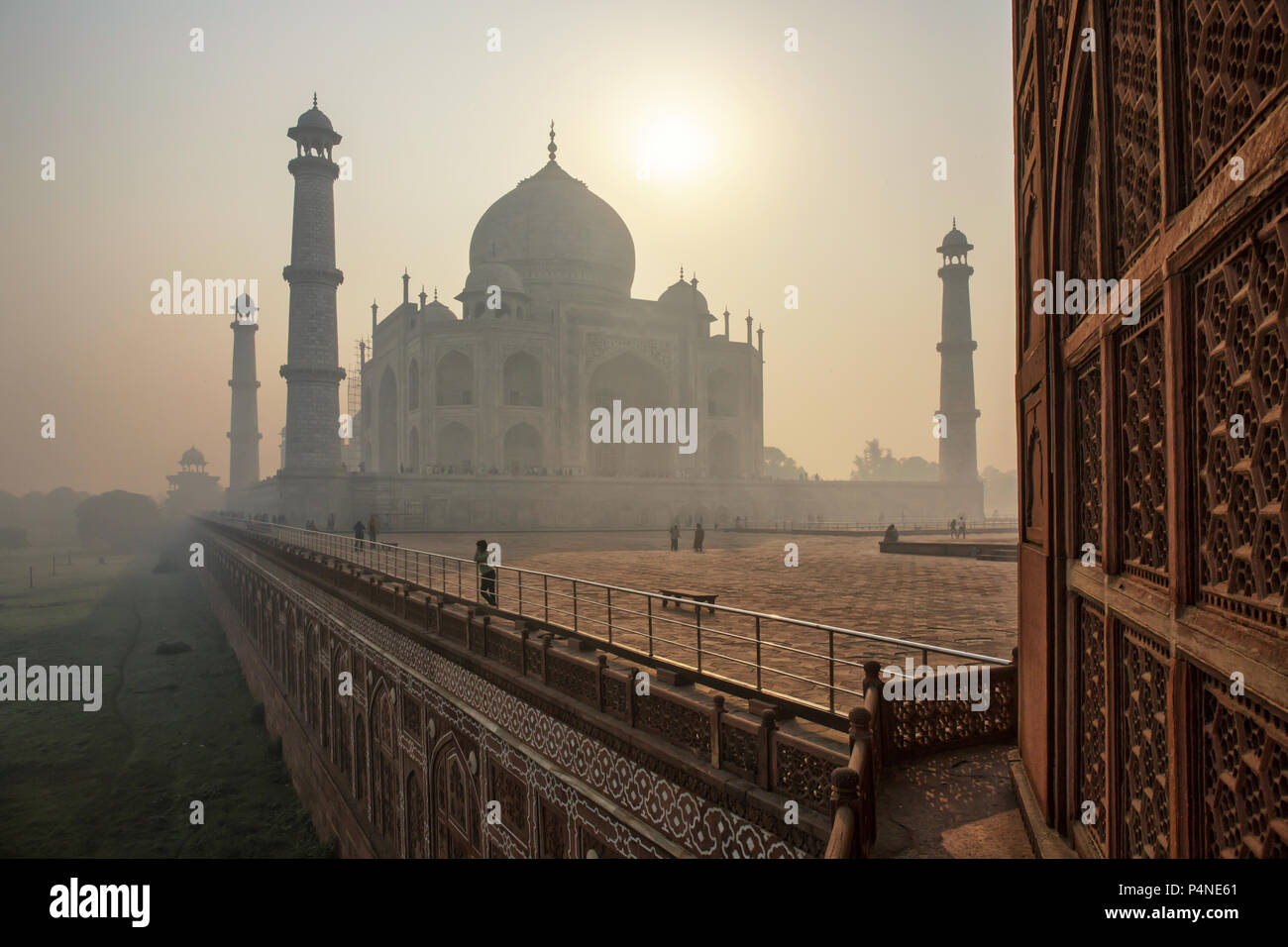 The beautiful Taj Mahal in the morning, Agra - India Stock Photo - Alamy