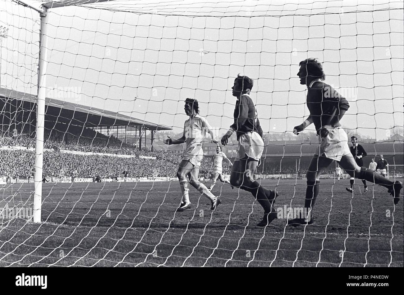 Leeds United training 1974 Stock Photo - Alamy